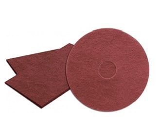 Maroon Prep Pad 17" Round (For Surface recoats)